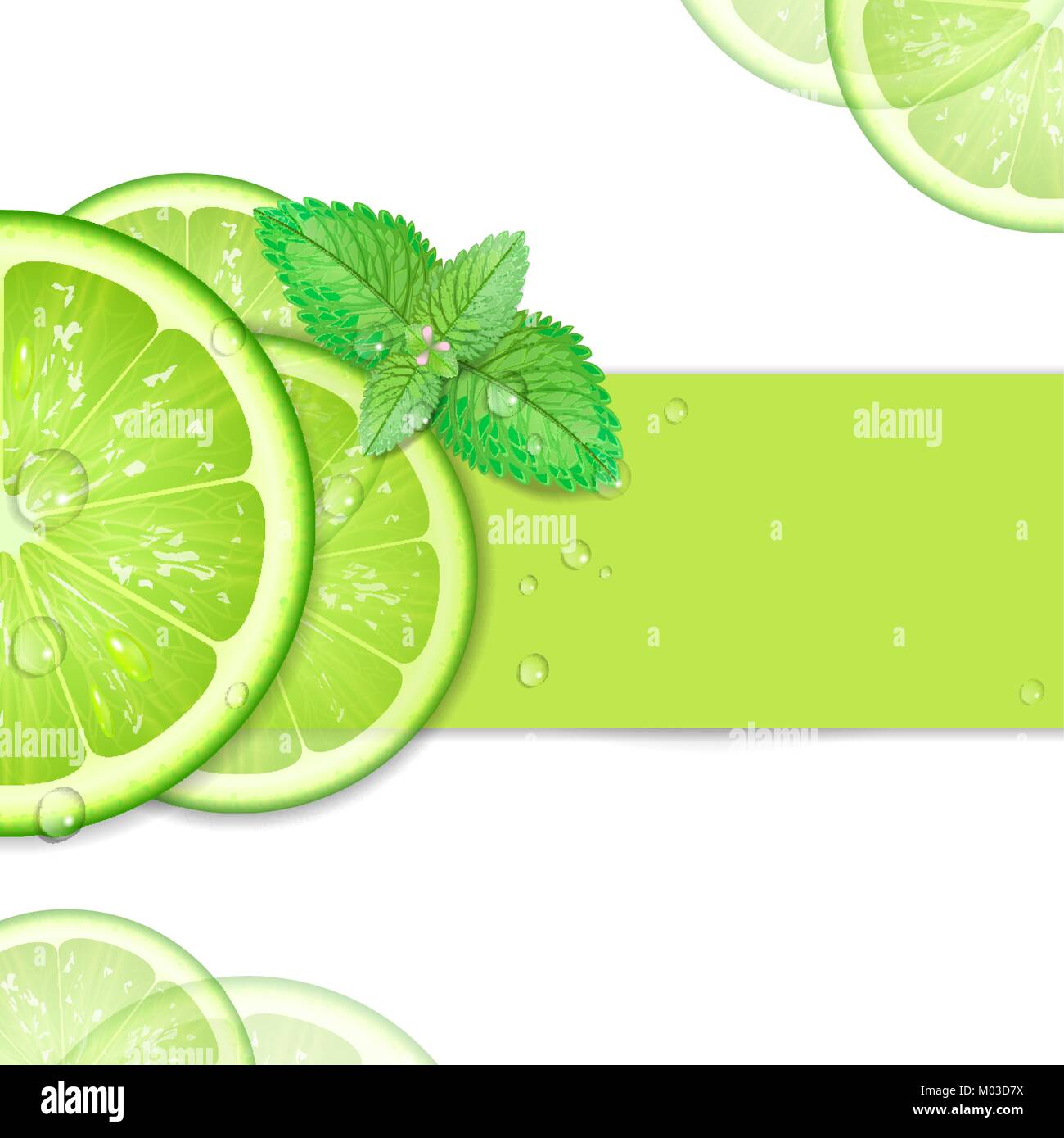 background of lime with mint Stock Vector Image & Art - Alamy