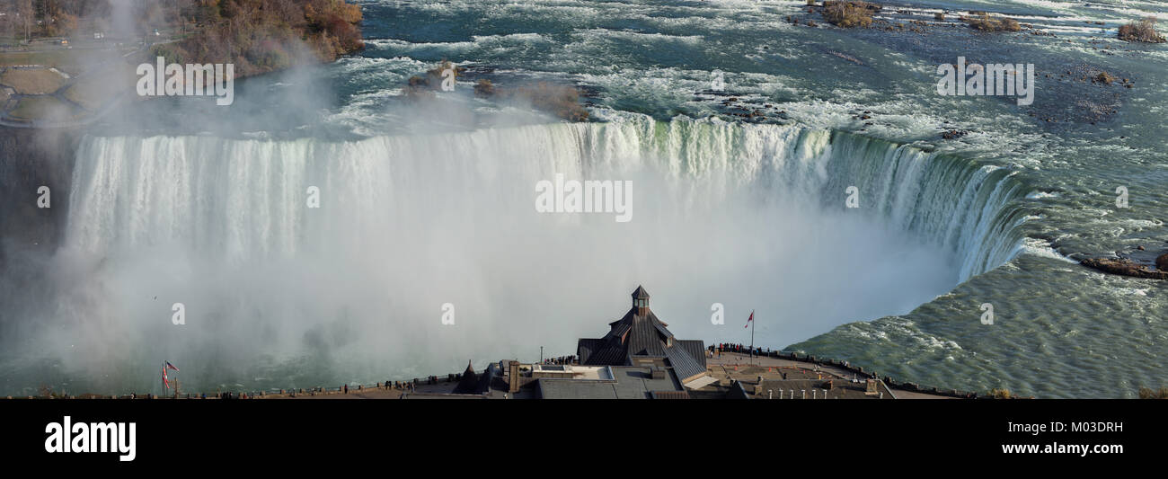 Panoramic view of Niagara falls Stock Photo - Alamy