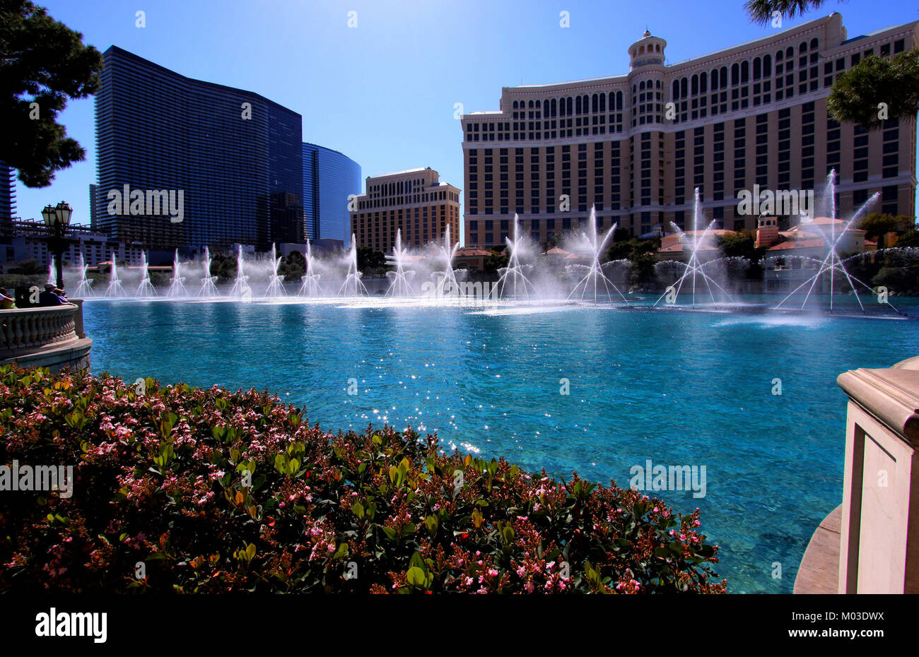 Las Vegas - Bellagio hotel - 28 Mar 2008 - The Fountains of Bellagio is ...