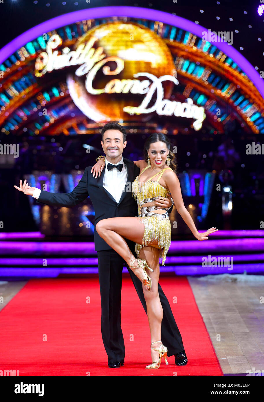 Joe McFadden and Katya Jones during the Strictly Come Dancing Live Tour ...