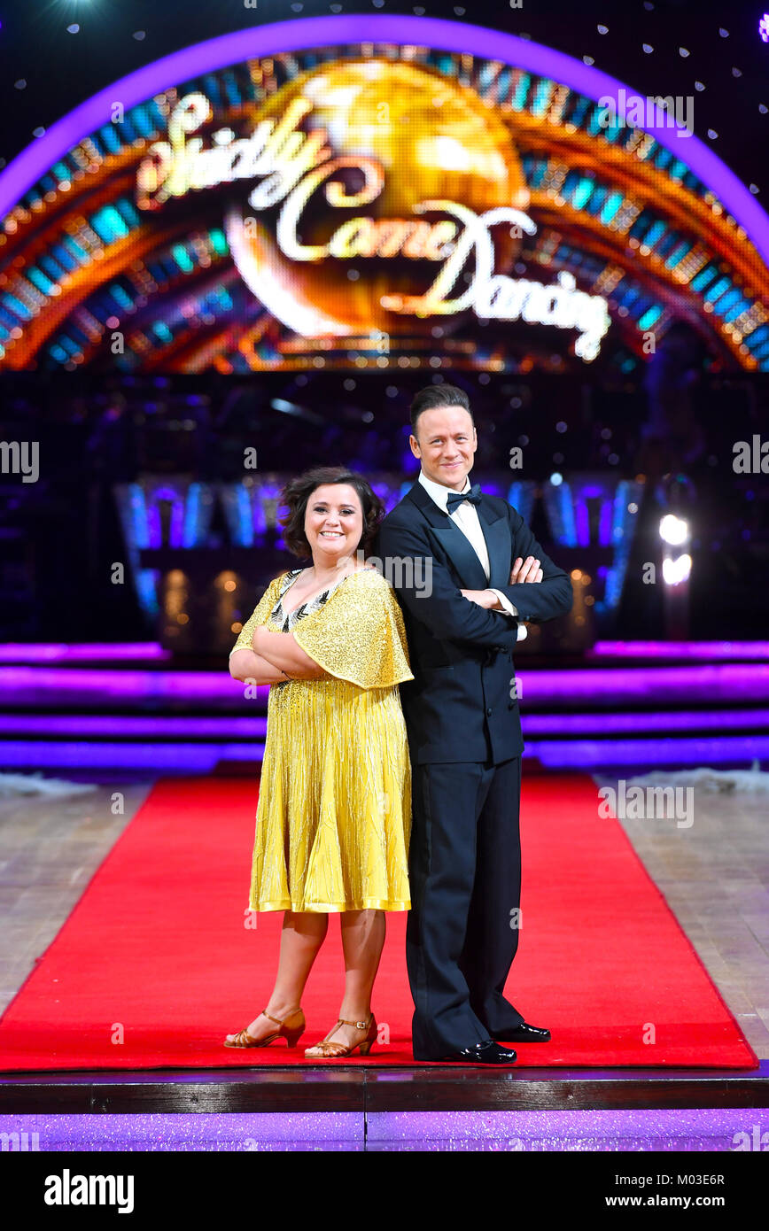 Susan Calman and Kevin Clifton during the Strictly Come Dancing Live ...