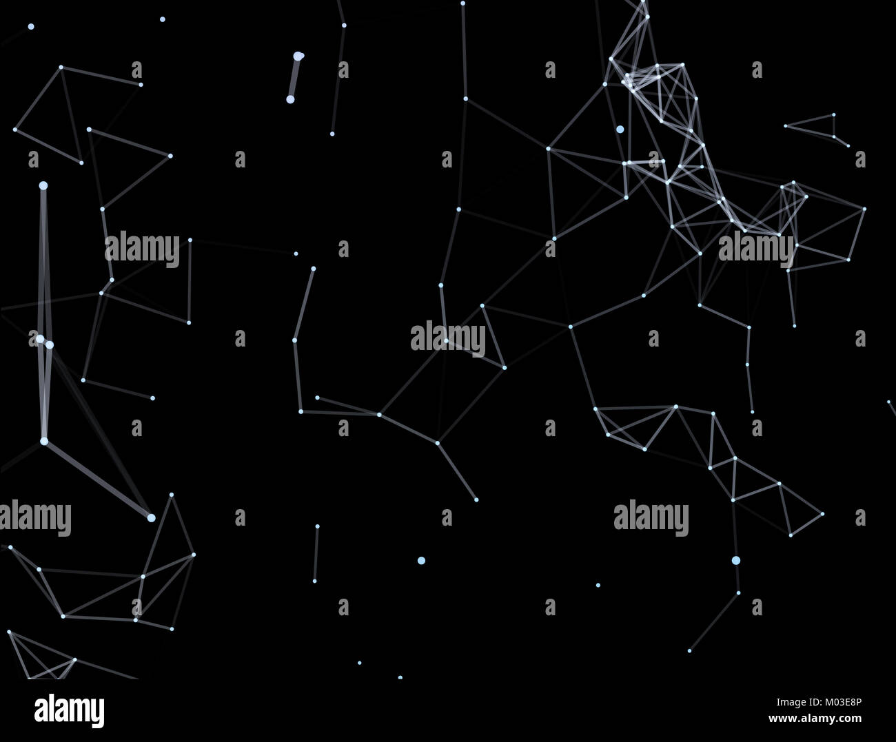 Concept of Network, internet communication. 3d illustration Stock Photo ...
