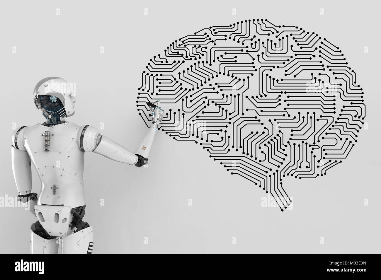 Robot brain hi-res stock photography and images - Alamy