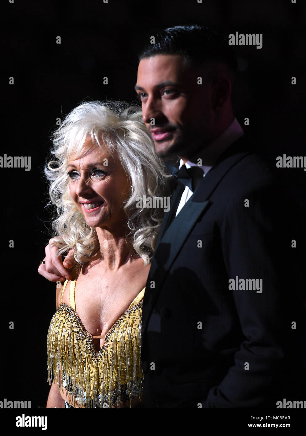Debbie McGee and Giovanni Pernice during the Strictly Come Dancing Live ...