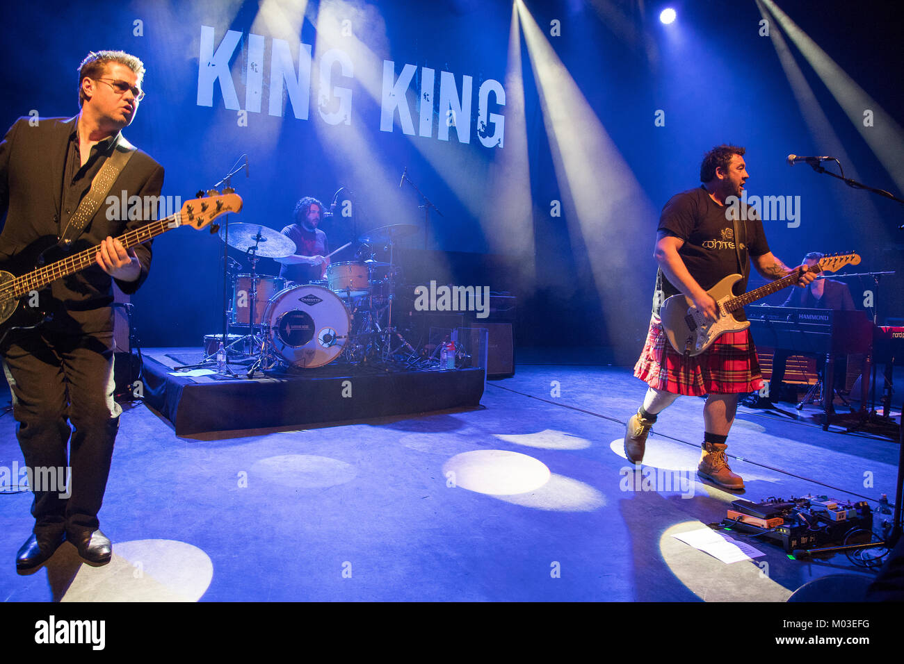 The blues and rock group King King started their months' long tour ...