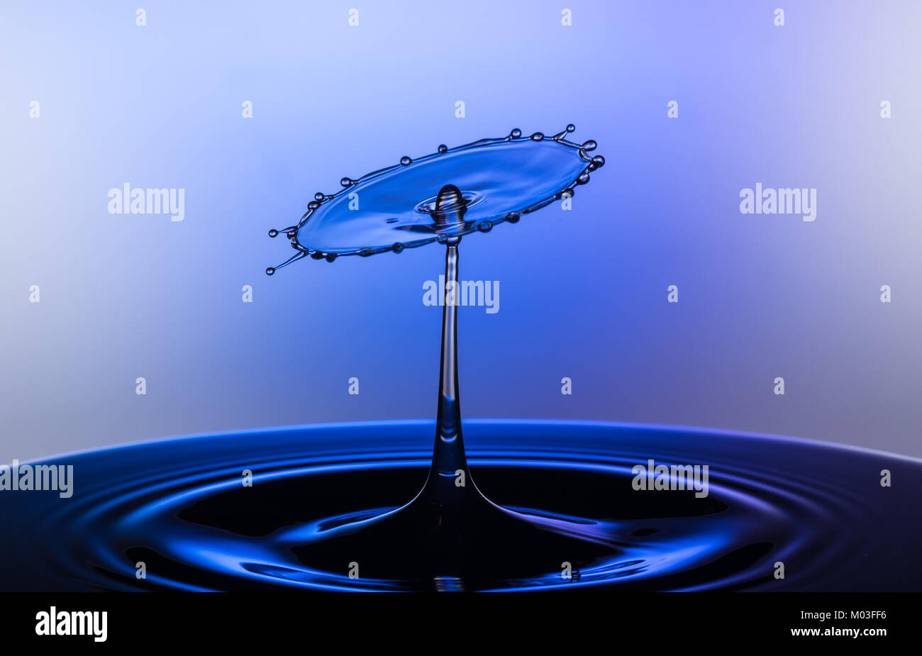 Water droplet splash Stock Photo - Alamy