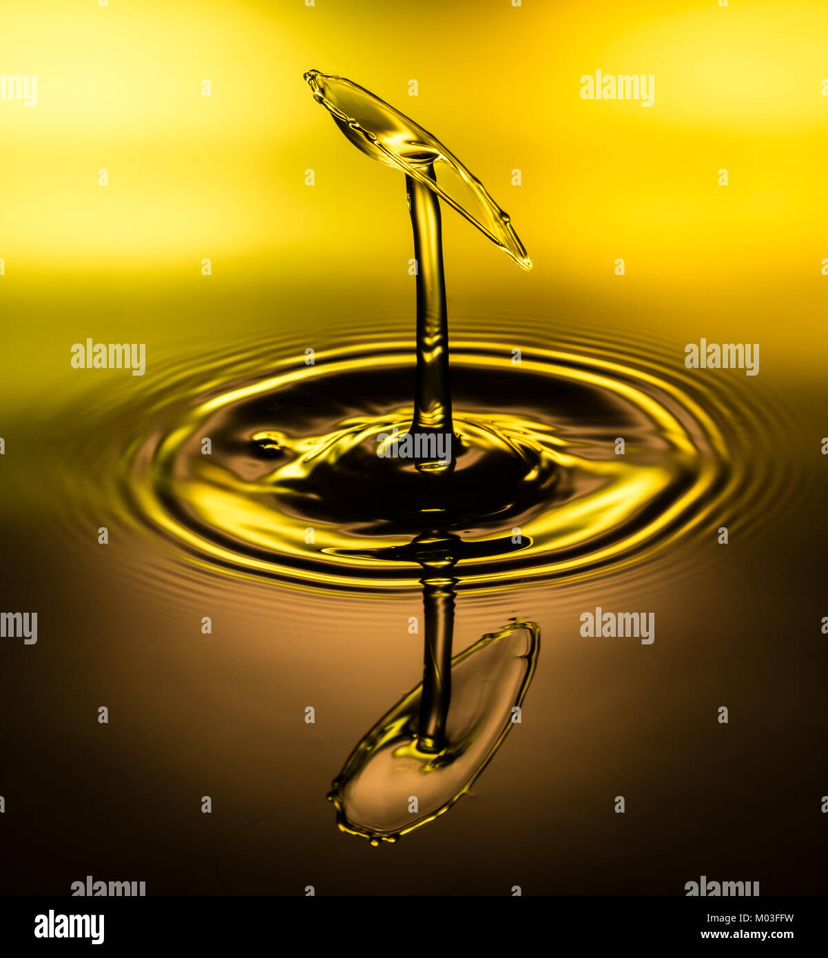 Water droplet splash Stock Photo - Alamy