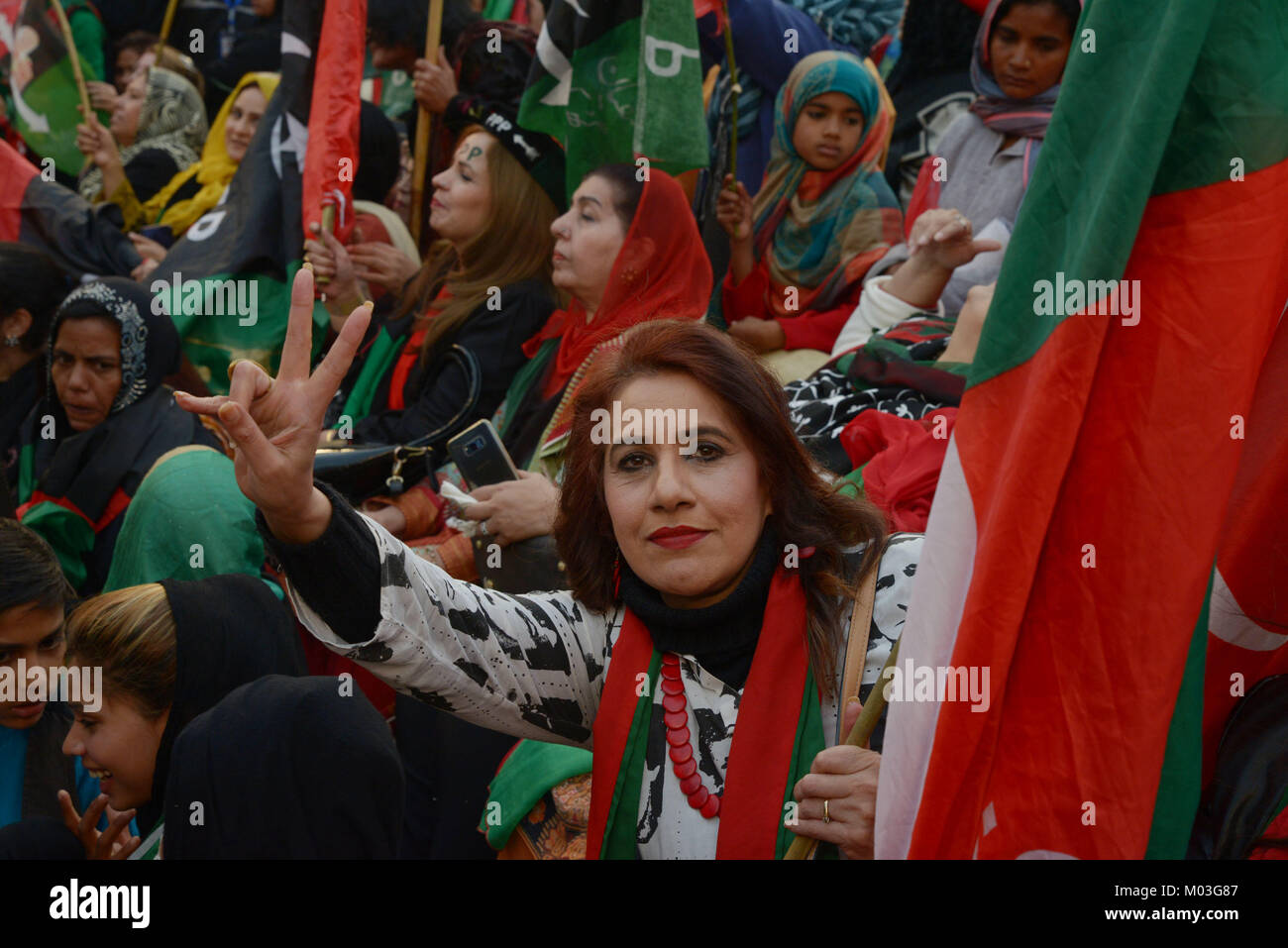 Supporters pakistan peoples party ppp hi-res stock photography and ...