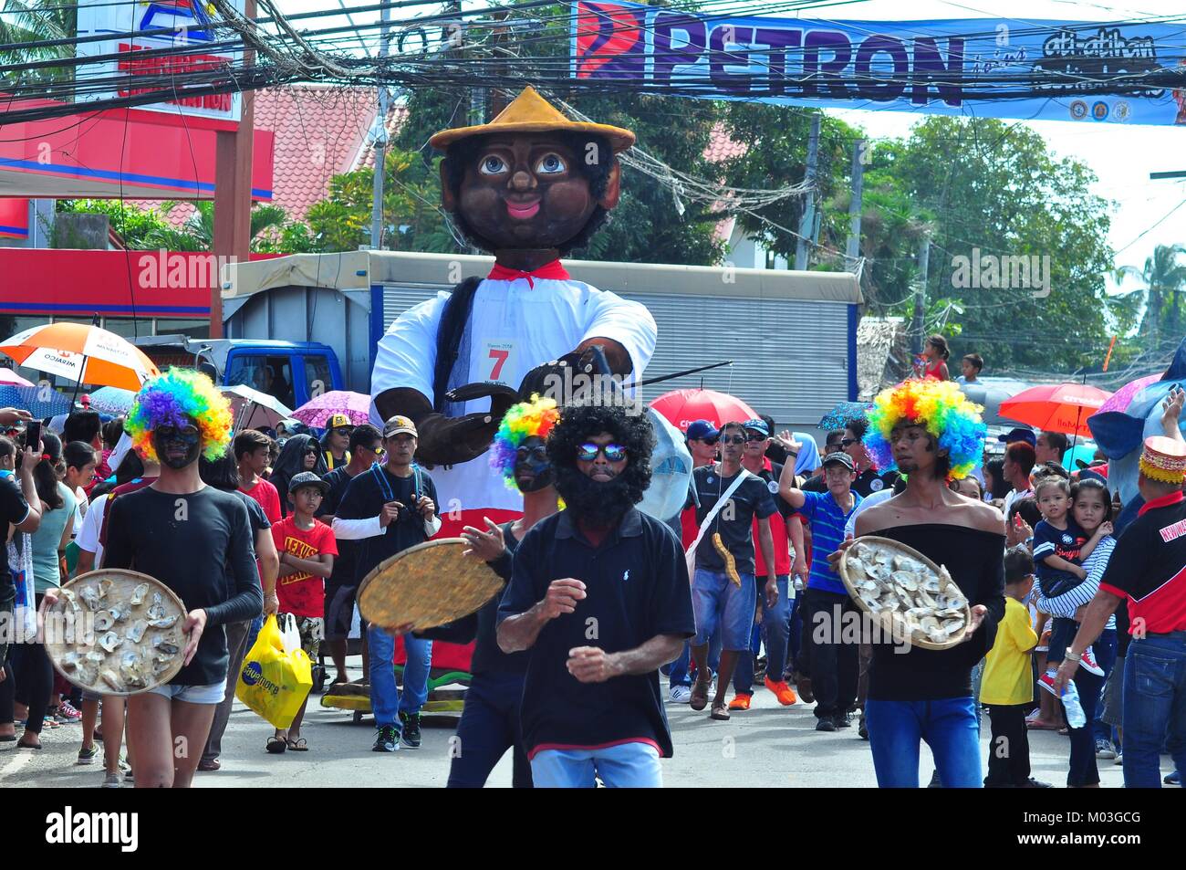 Kalibo, Philippines. 18th Jan, 2018. One of the biggest attractions of ...