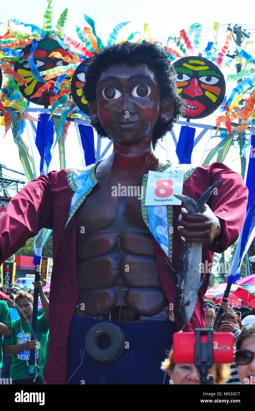 Kalibo, Philippines. 18th Jan, 2018. One of the biggest attractions of ...