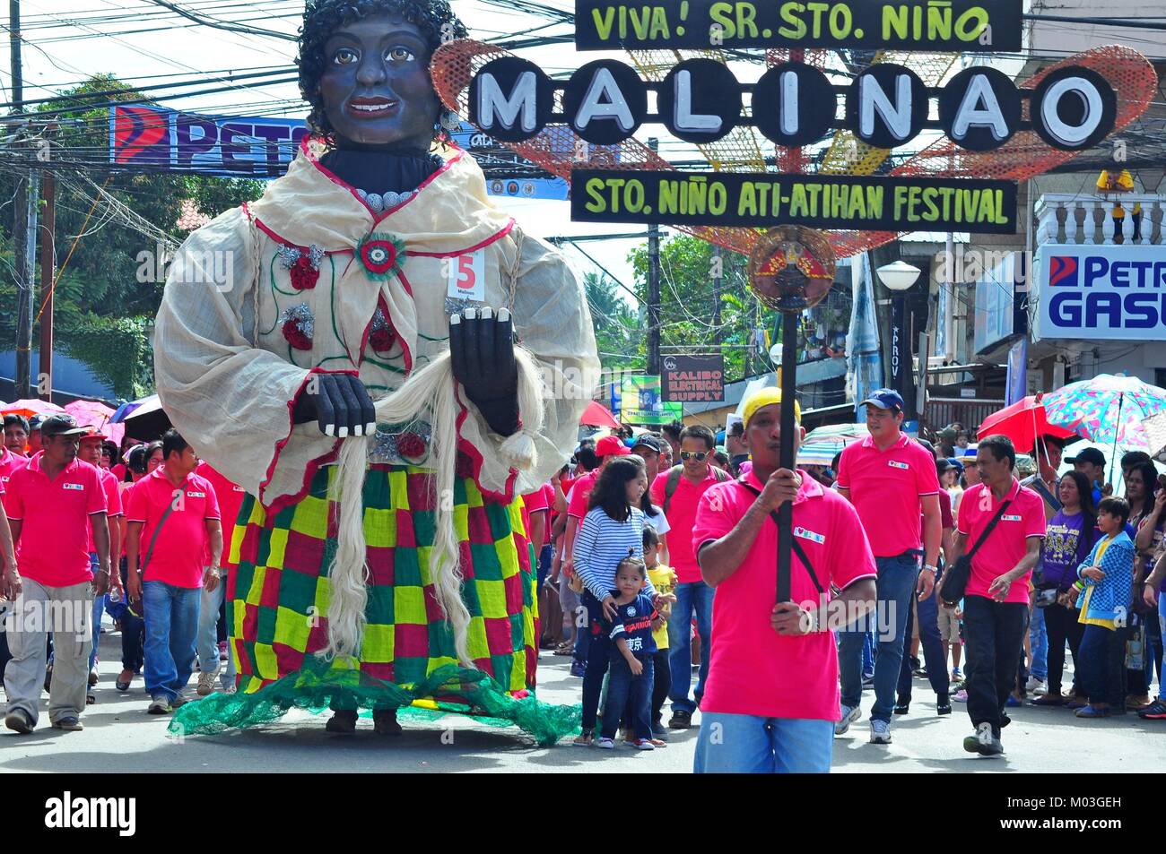 Kalibo, Philippines. 18th Jan, 2018. One of the biggest attractions of ...