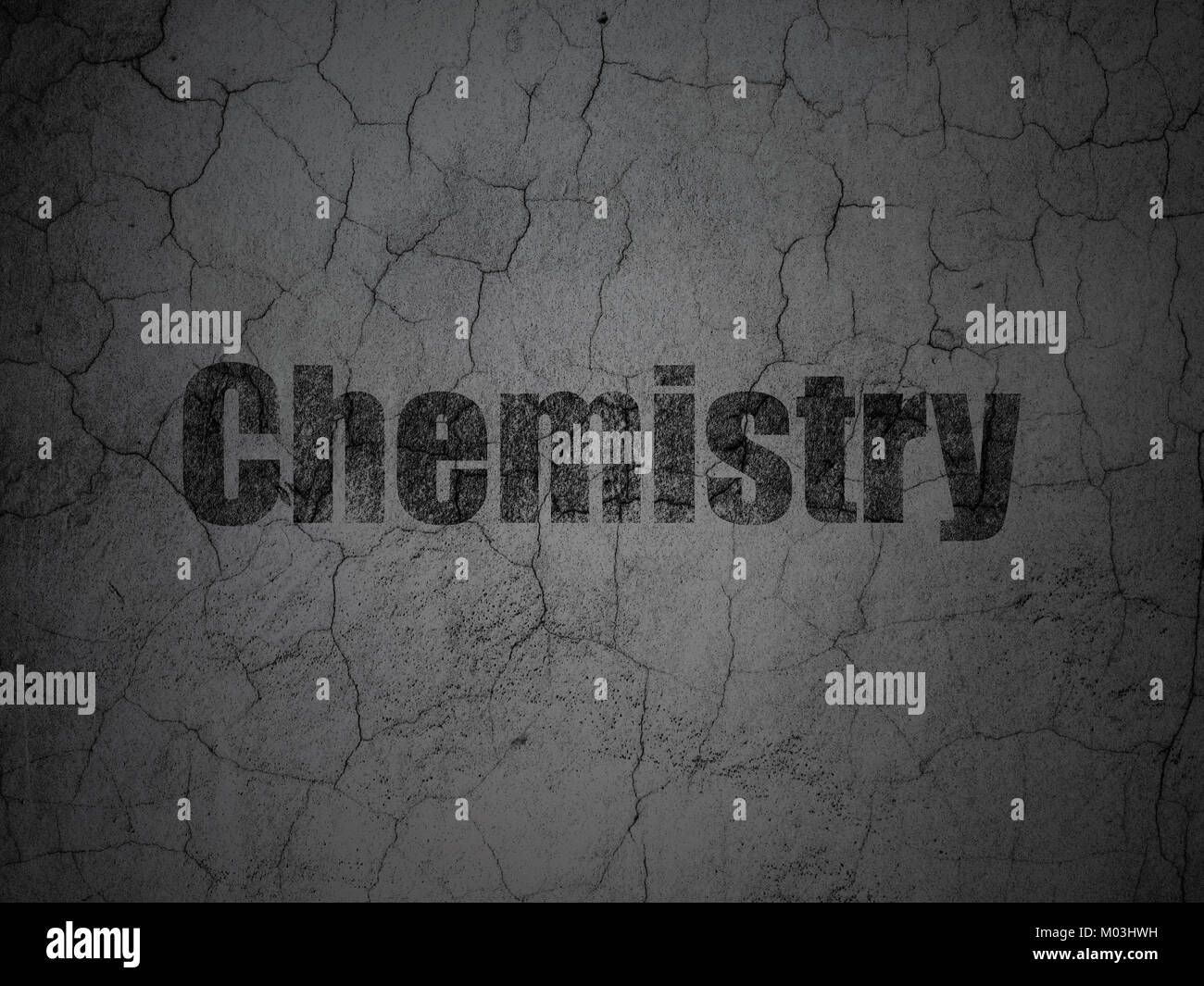 Learning concept: Chemistry on grunge wall background Stock Photo - Alamy