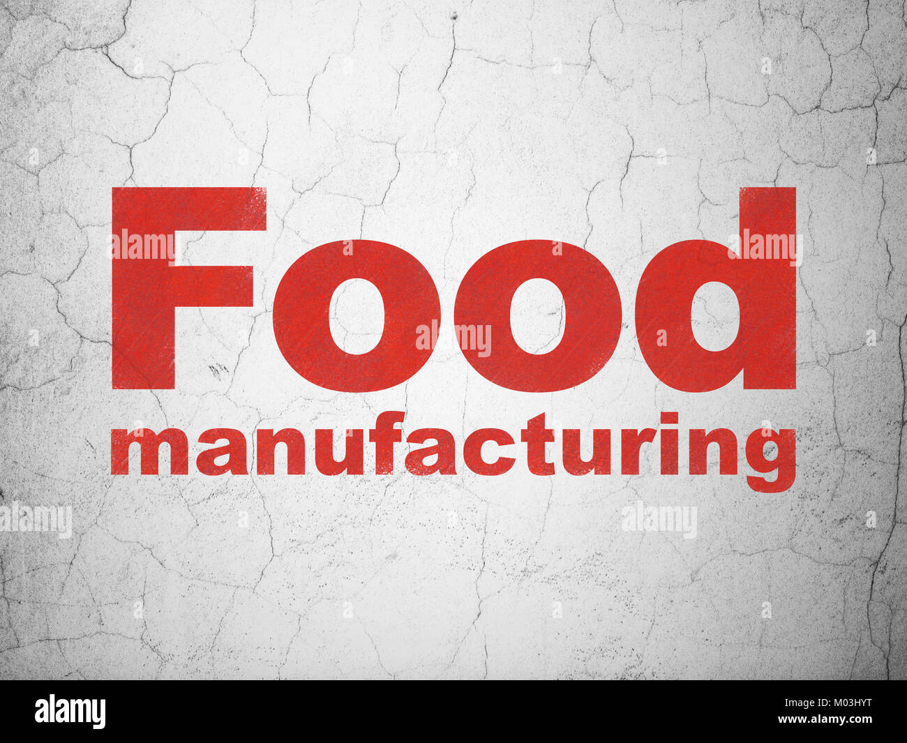 Industry concept: Food Manufacturing on wall background Stock Photo - Alamy