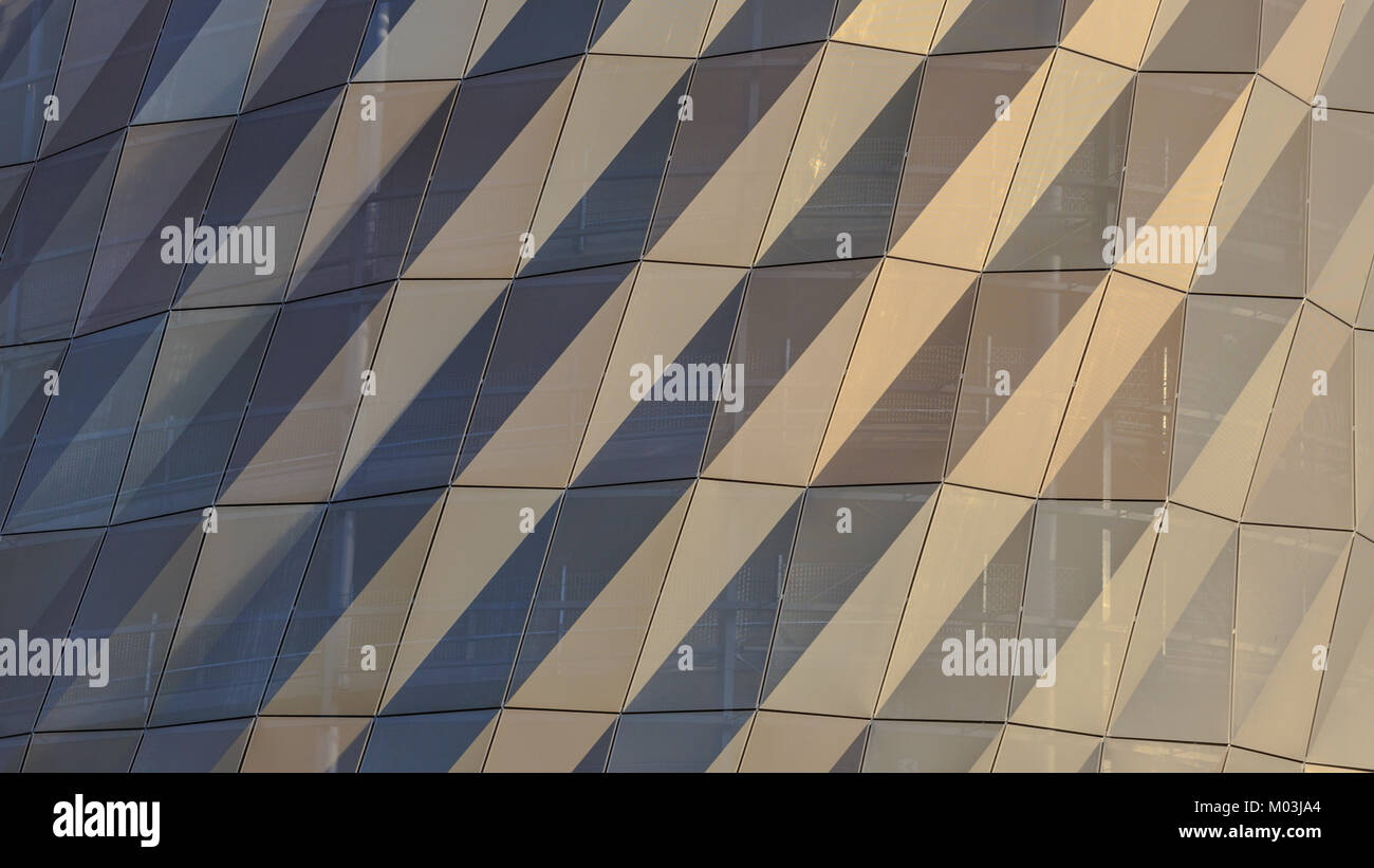 Grid surface on building Stock Photo - Alamy