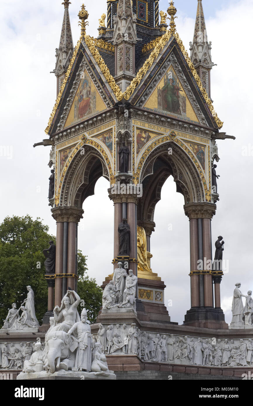 Albert memorial, London Stock Photo - Alamy
