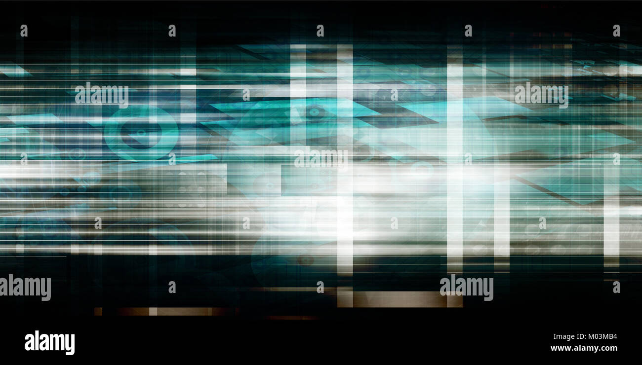 Technology Background with Geometric Shapes Moving Art Stock Photo - Alamy