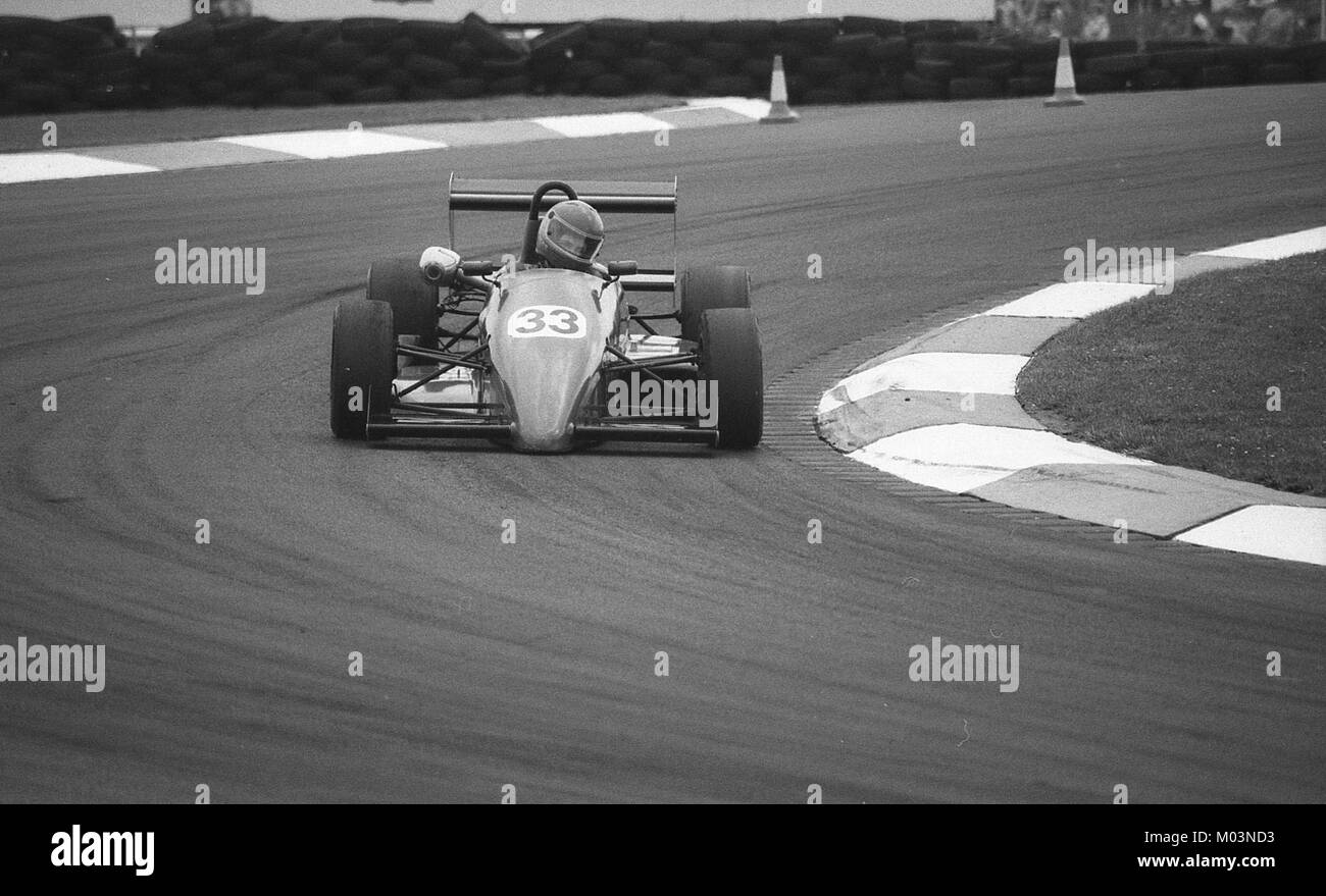 American race car driver John Lee, British Formula 3, June 21st 1992 ...