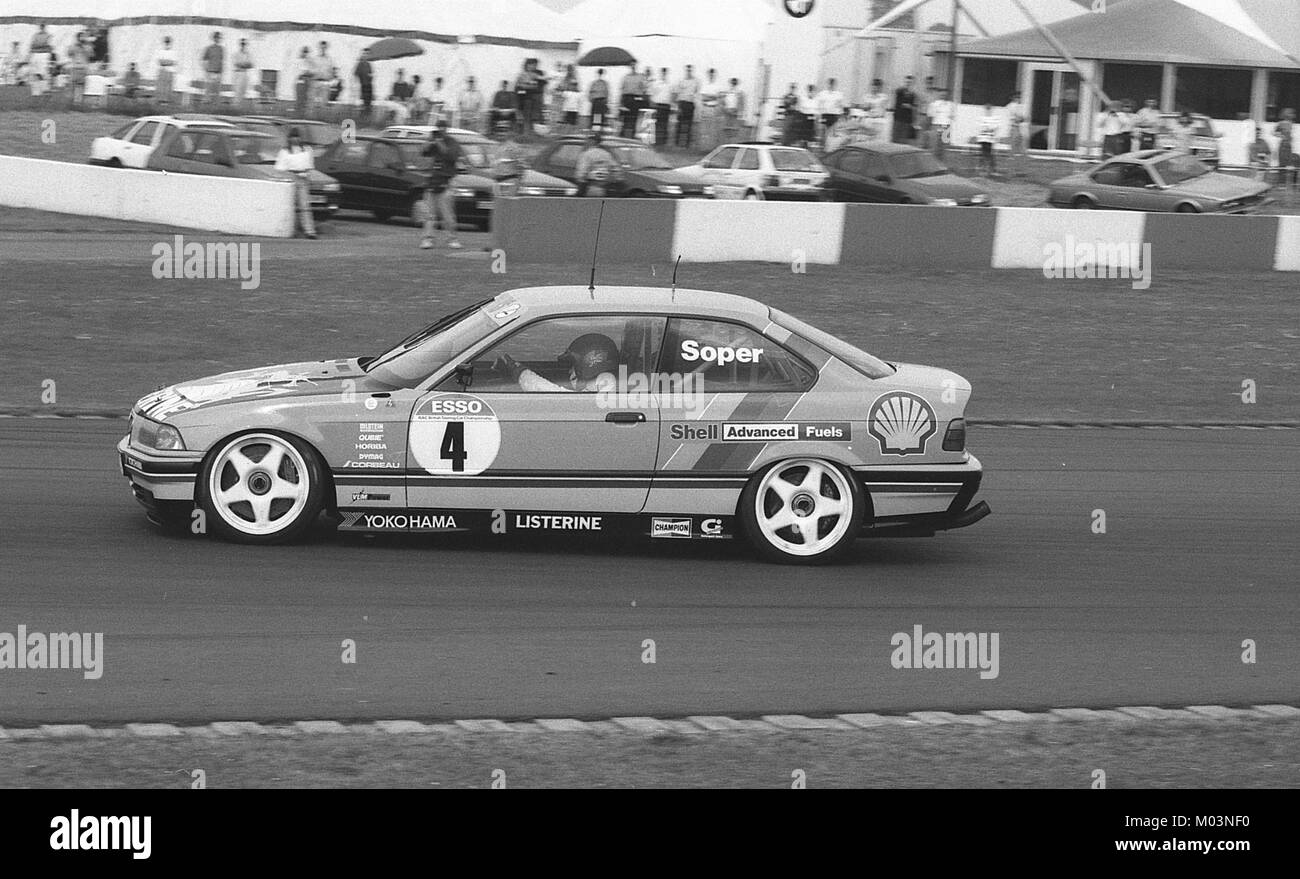 Steve Soper, BMW 318is, British Touring Cars, 21 June 1992, Donington ...