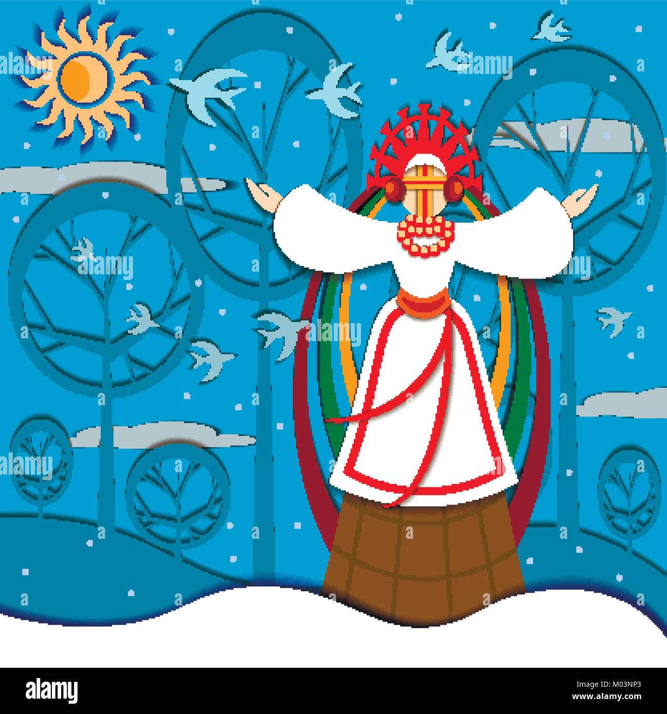 Cartoon girl sing hi-res stock photography and images - Alamy