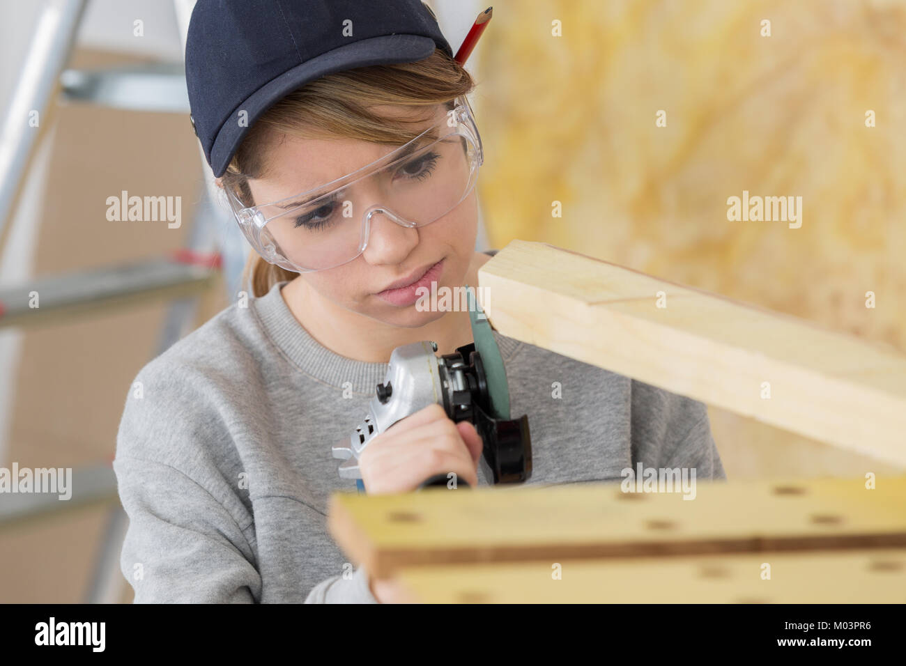 redecorating a room Stock Photo - Alamy
