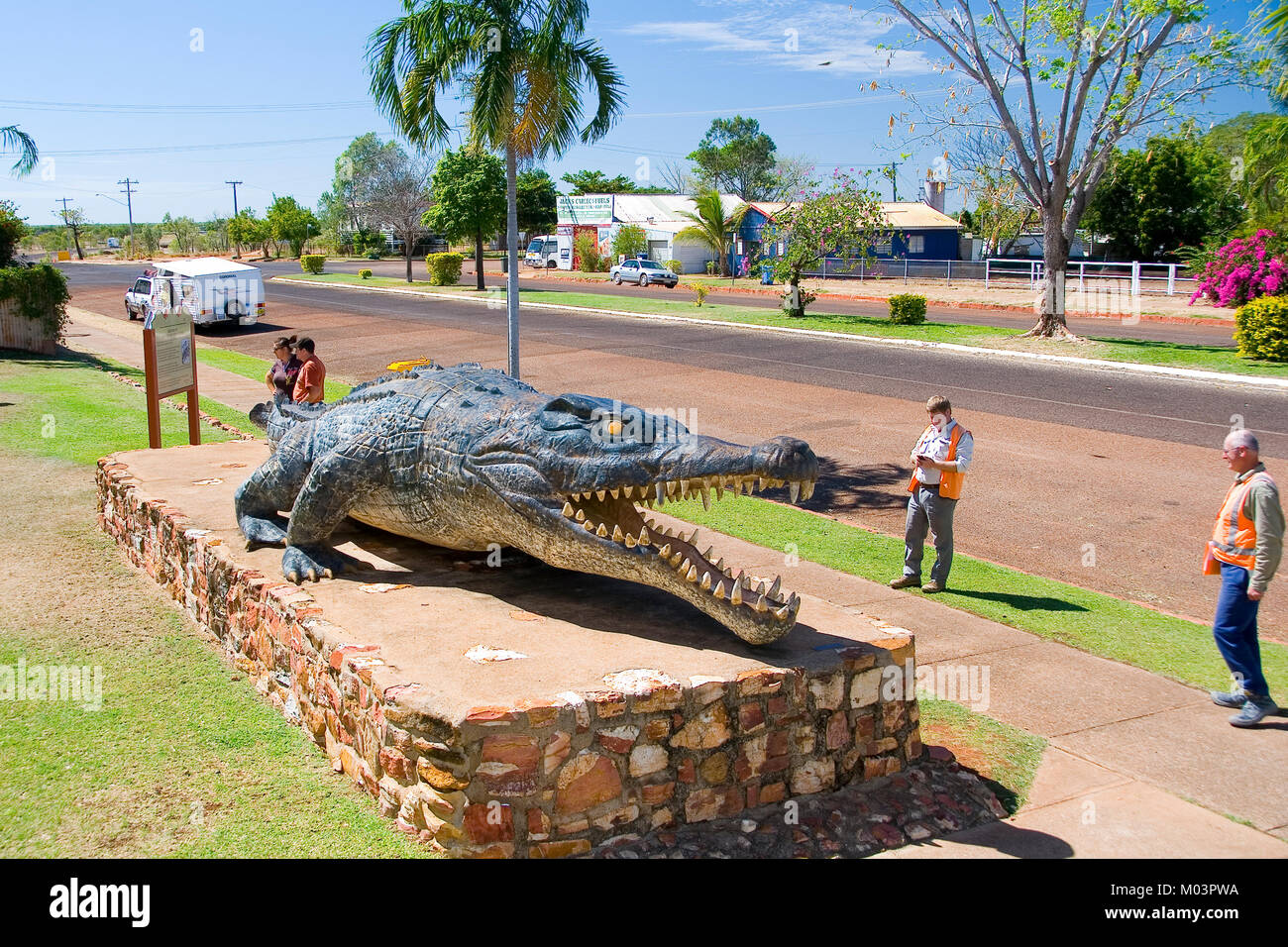 Australia crocodile model hi-res stock photography and images - Alamy