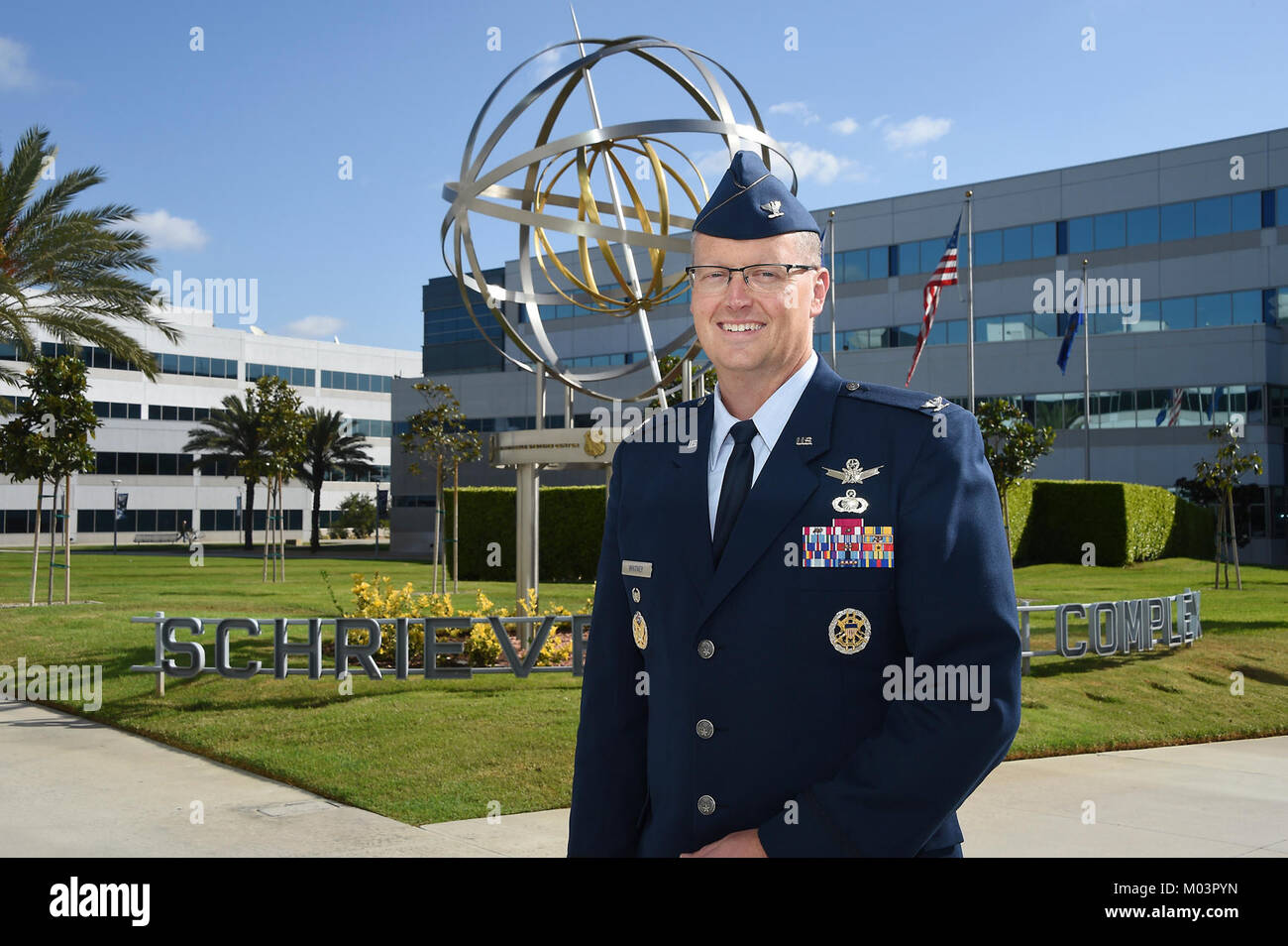 An environmental portrait of Col. Steven P. Whitney, Director, Global ...