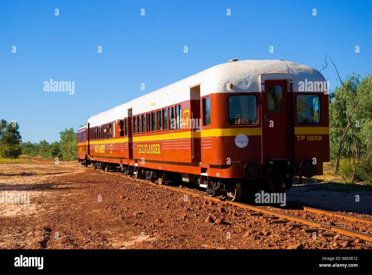 Gulflander Tourist Train, Normanton, Queensland Stock Photo - Alamy