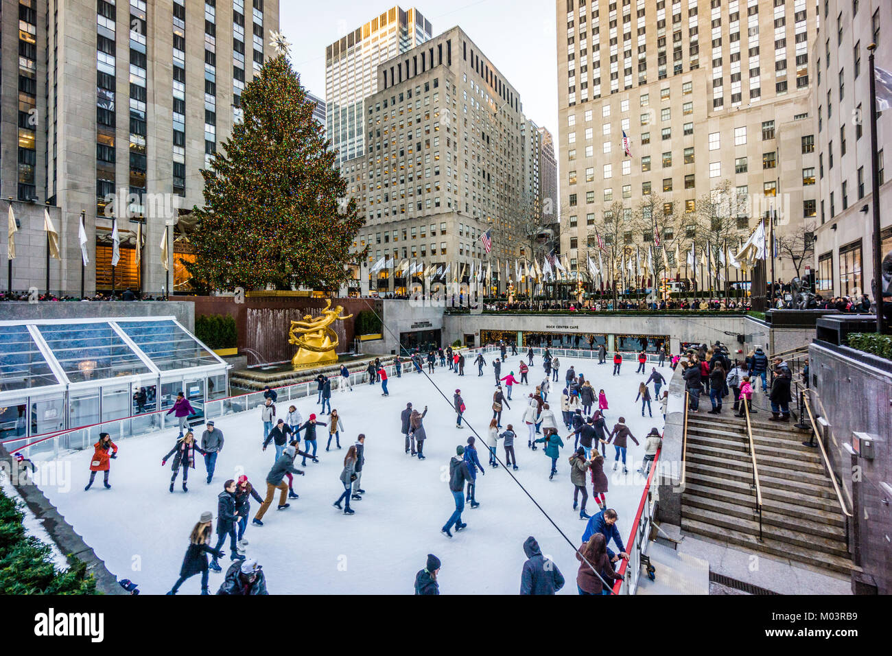 Rockefeller Center Manhattan New York, New York, USA Stock Photo - Alamy