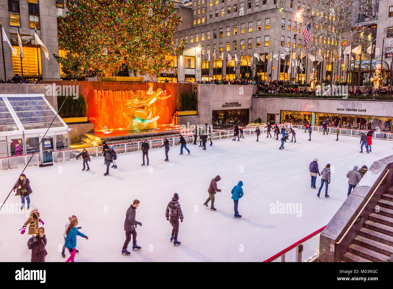 Rockefeller Center Manhattan New York, New York, USA Stock Photo - Alamy
