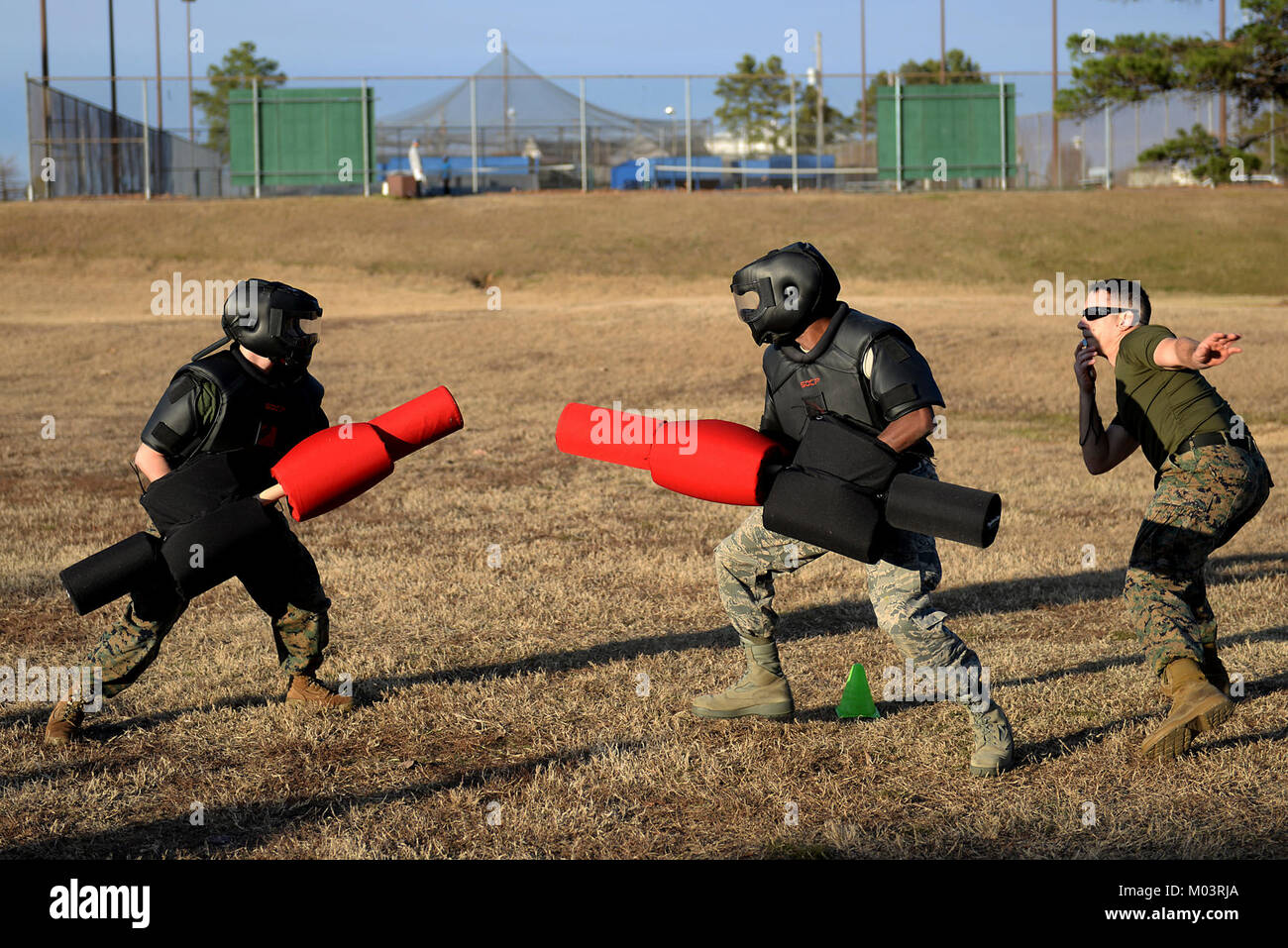 A Marine student from the Center for Naval Aviation Technical Training ...