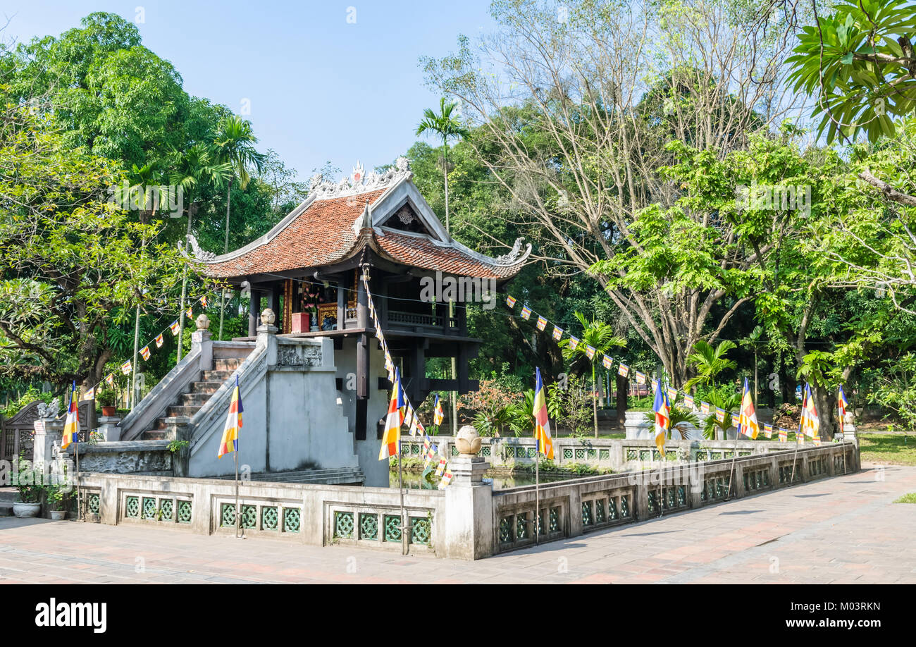 Hanoi,Vietnam : November 1,2017 : One Pillar Pagoda is a historic ...