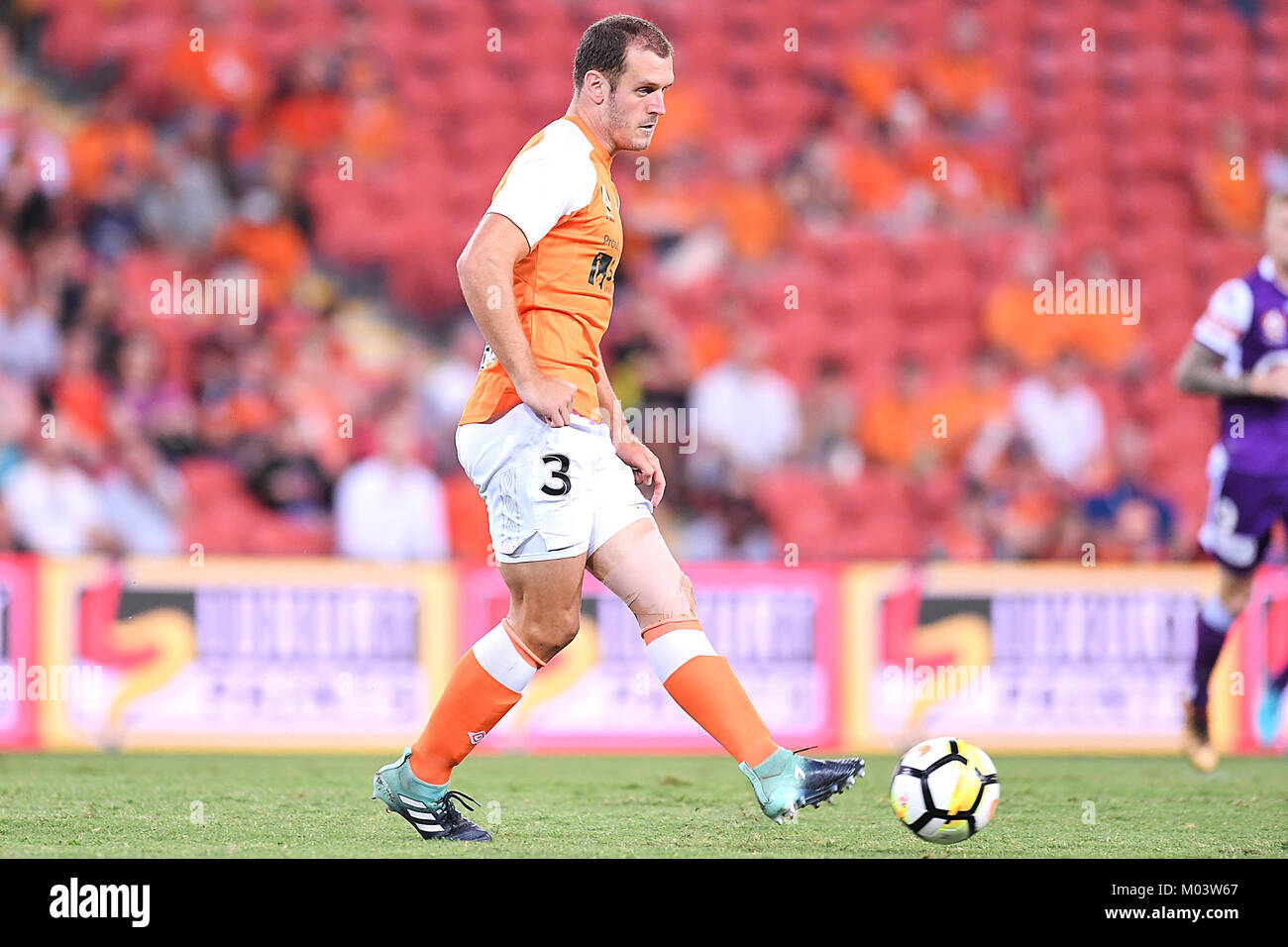 Brisbane, QUEENSLAND, AUSTRALIA. 18th Jan, 2018. Luke DeVere of the ...