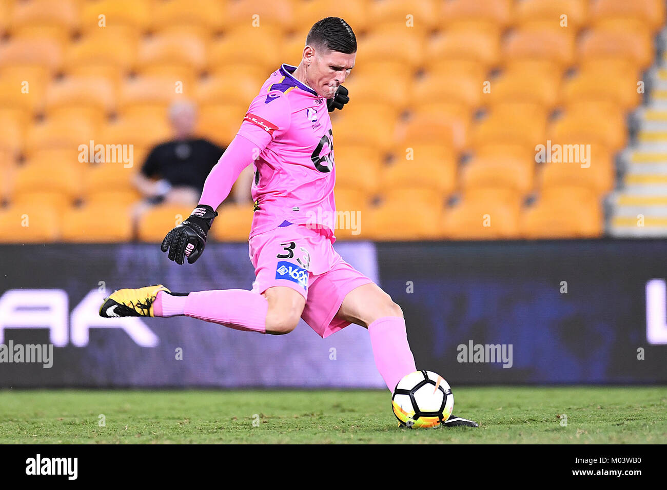 Brisbane, QUEENSLAND, AUSTRALIA. 18th Jan, 2018. Liam Reddy of the ...