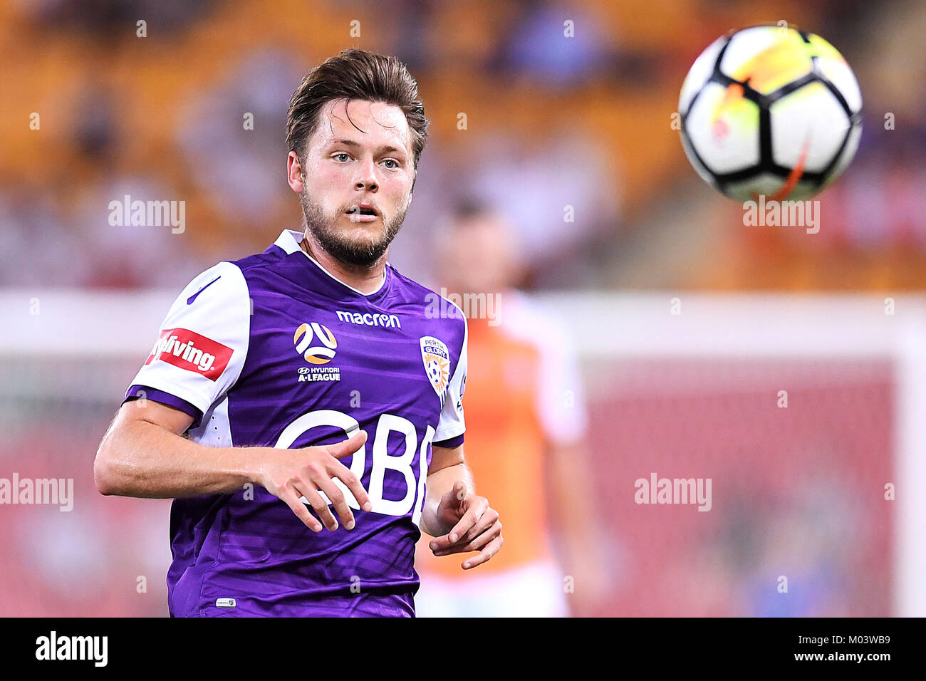 Brisbane, QUEENSLAND, AUSTRALIA. 18th Jan, 2018. Chris Harold of the ...
