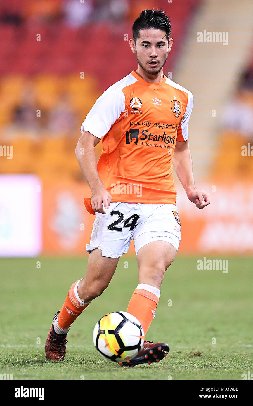 Brisbane, QUEENSLAND, AUSTRALIA. 18th Jan, 2018. Connor O'Toole of the ...