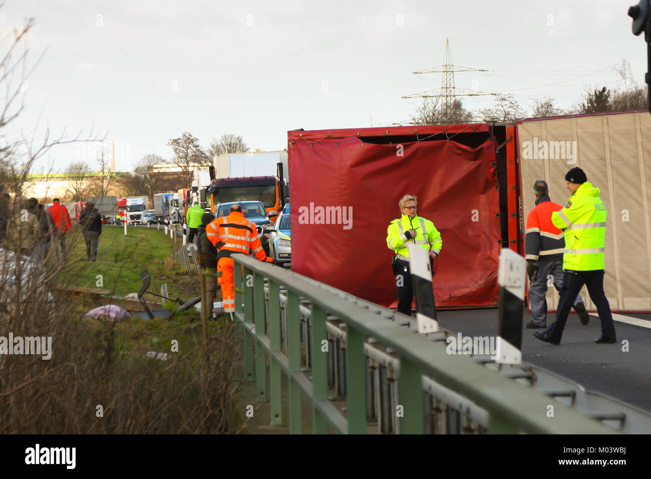 Wesseling, Germany. 18th Jan, 2018. Wesseling, Germany January 18 2018 ...