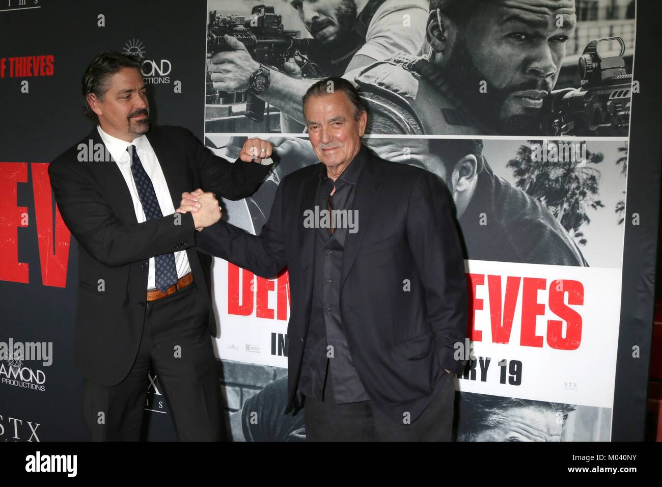 Los Angeles, CA, USA. 17th Jan, 2018. Christian Gudegast, Eric Braeden ...