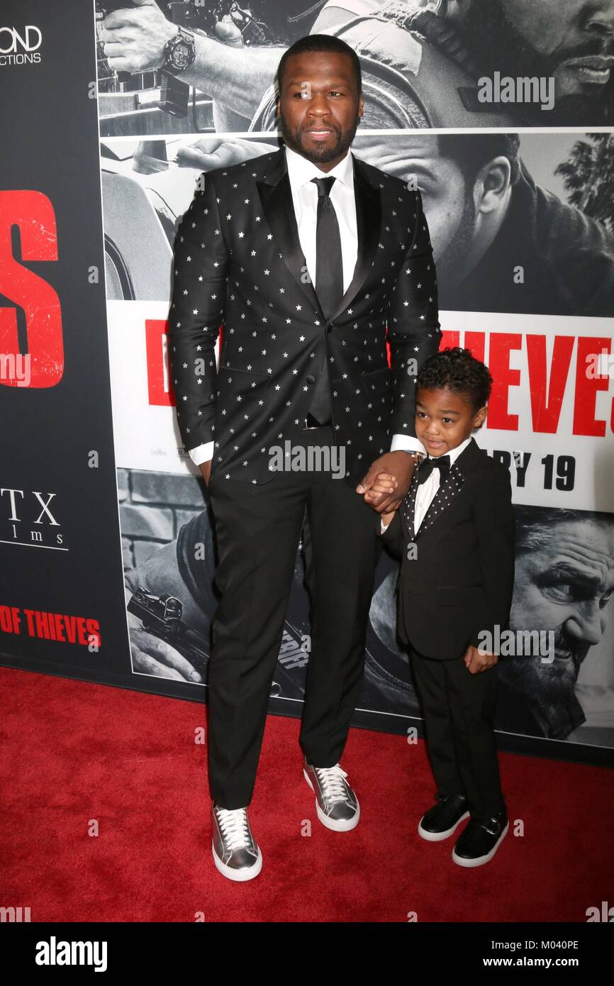 Los Angeles, CA, USA. 17th Jan, 2018. Curtis Jackson, 50 Cent, Sire ...