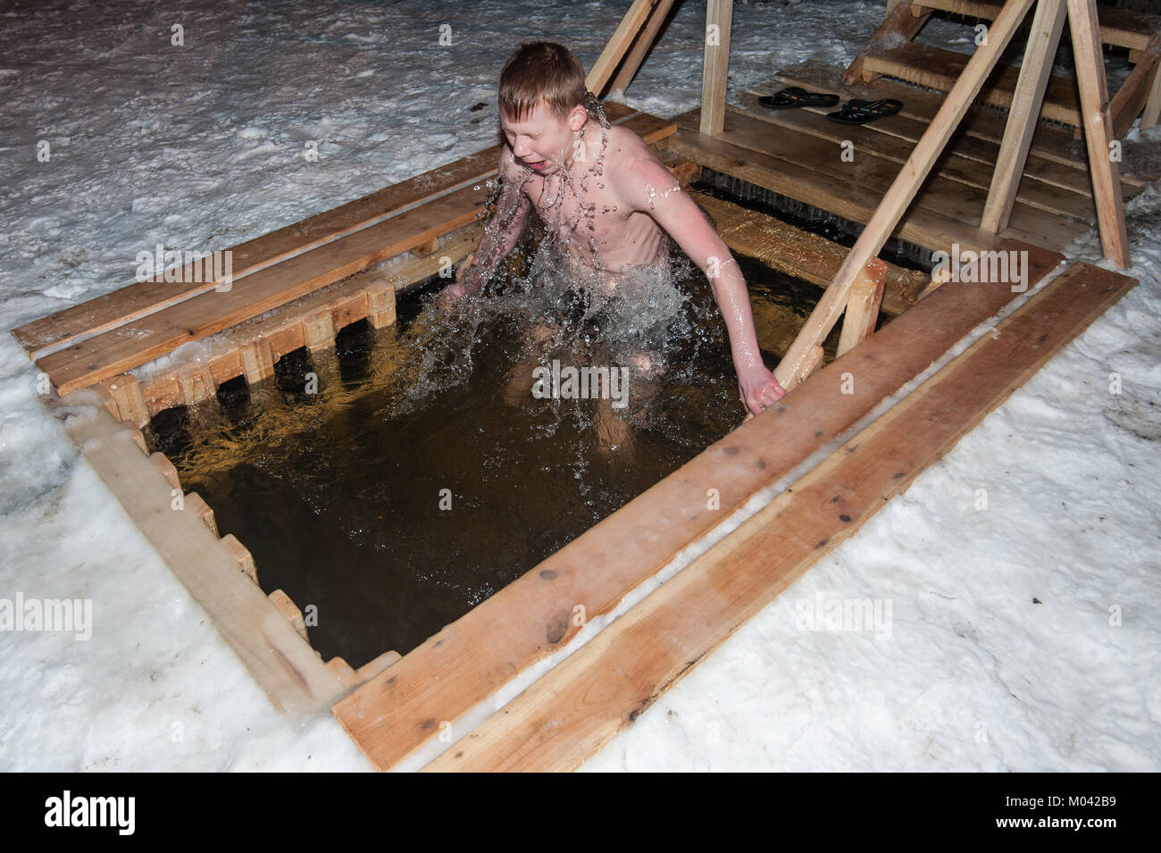 Epiphany russia bathing hi-res stock photography and images - Alamy