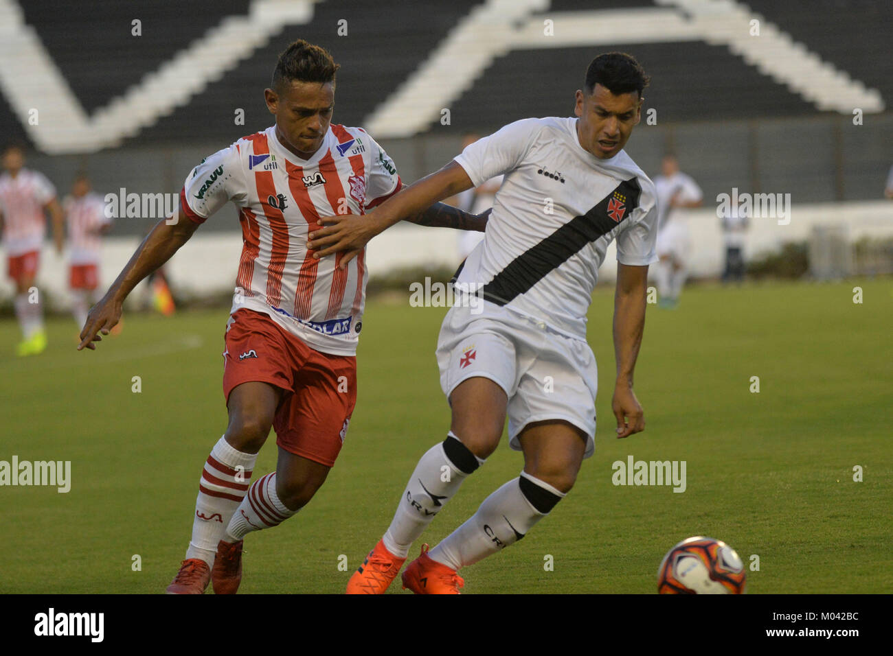 Rio De Janeiro, Brazil. 18th Jan, 2018. André Rios during Vasco x Bangu ...
