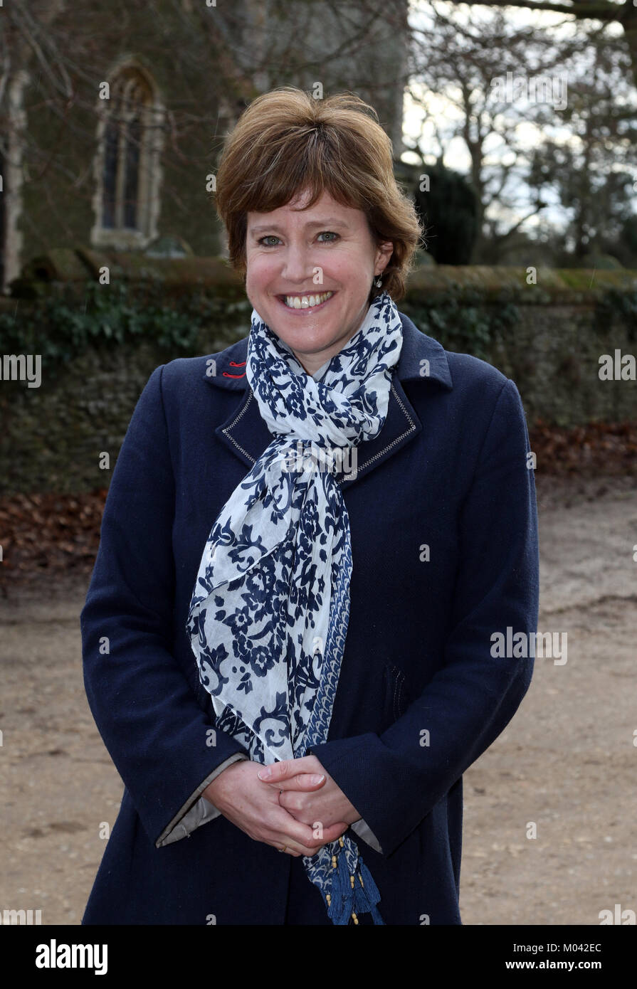West Newton, Norfolk, UK. 18th Jan, 2018. Susi Fowler-Watt is the guest ...