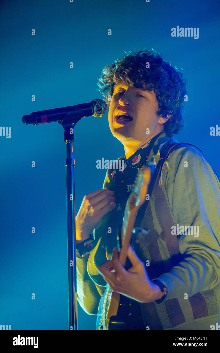 Dublin, Ireland. 18th Jan, 2018. Luke Pritchard, lead singer of the UK ...