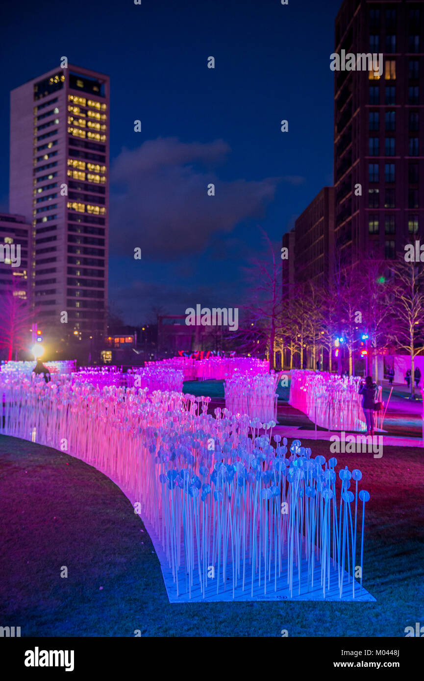 London, UK. 18th Jan, 2018. ENTRE LES RANGS by Rami Bebawi/KANVA ...