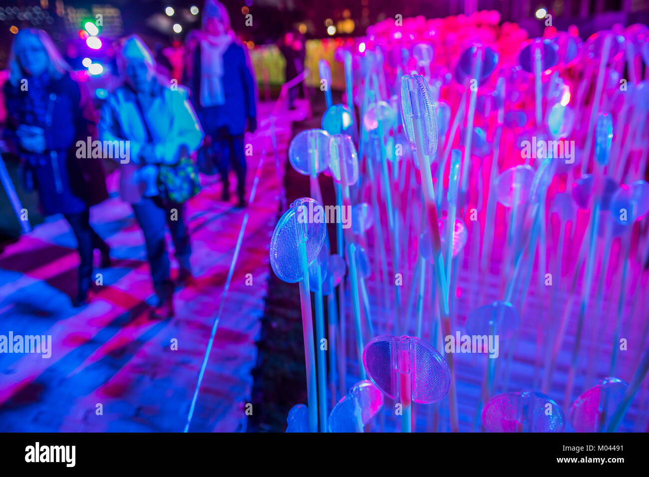 London, UK. 18th Jan, 2018. ENTRE LES RANGS by Rami Bebawi/KANVA ...