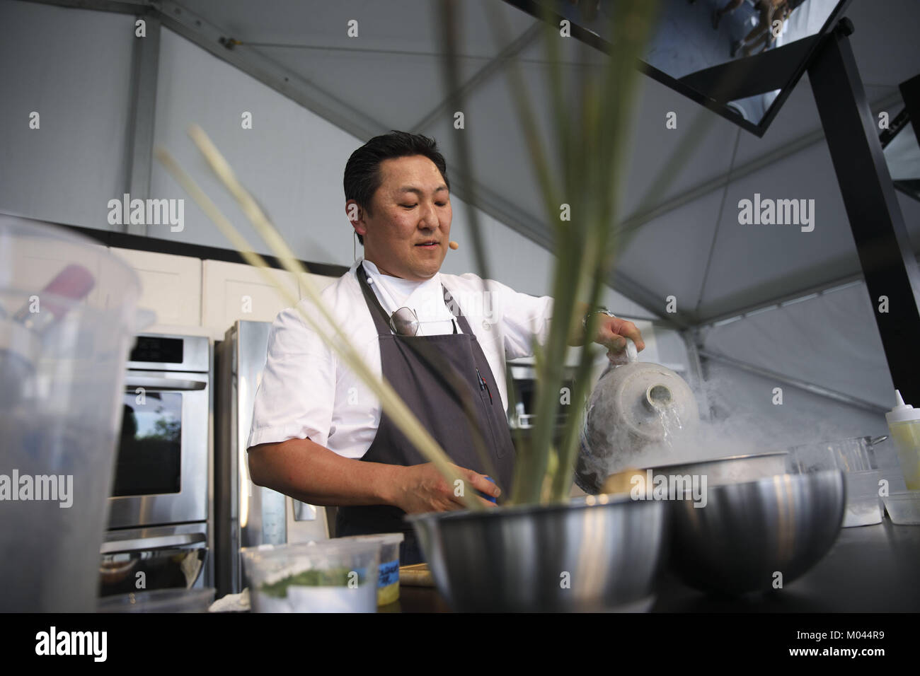 Los Angeles, CA, USA. 2nd Sep, 2017. Chef Sang Yoon of Lukshon and ...