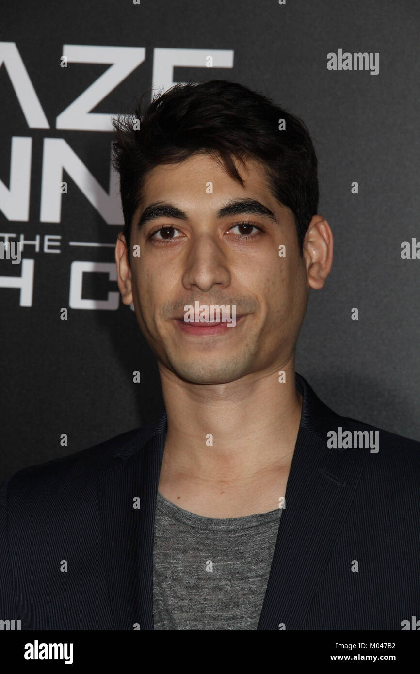 Alex Flores 01/18/2018 Red Carpet Fan Screening of "Maze Runner: The ...