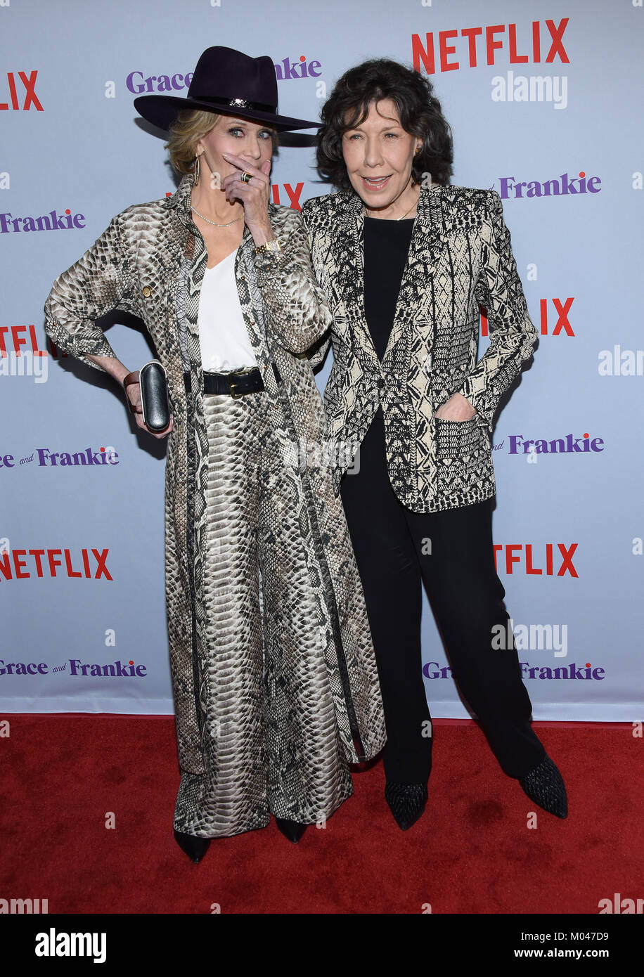 Culver City, California, USA. 18th Jan, 2018. Lily Tomlin and Jane ...