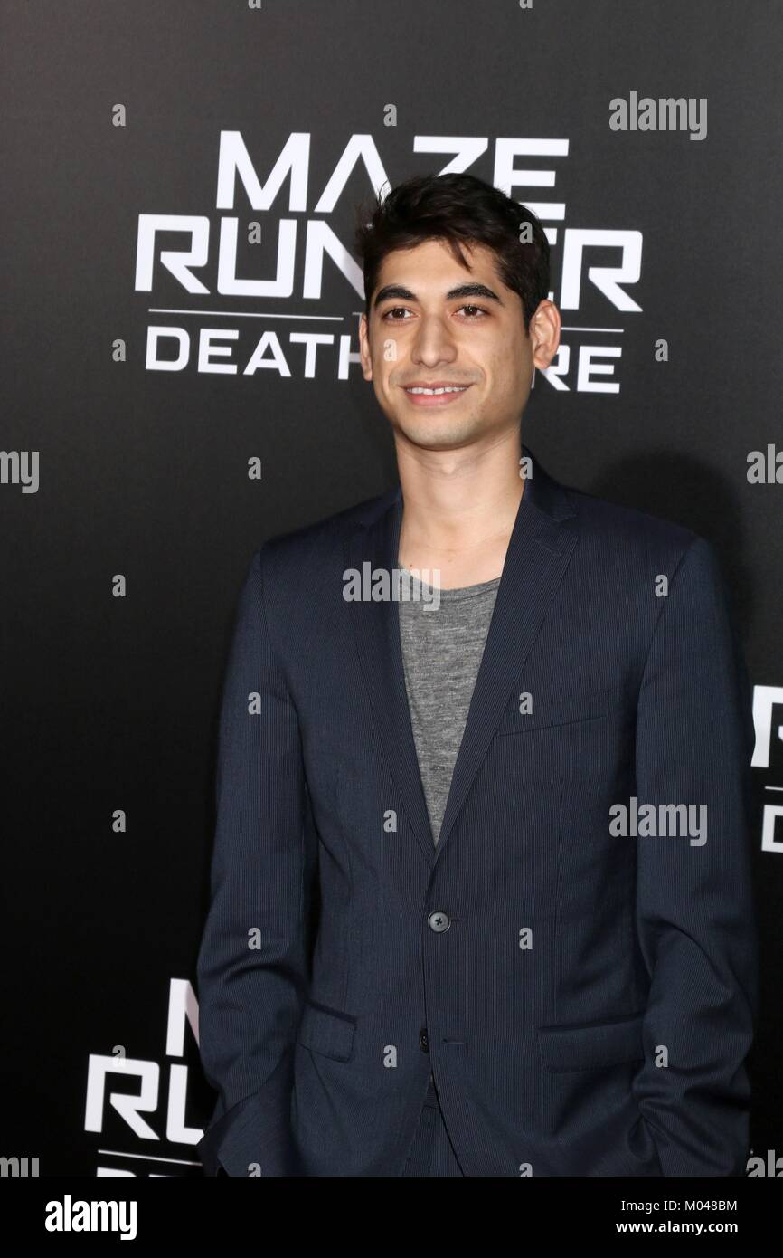 Los Angeles, CA, USA. 18th Jan, 2018. Alexander Flores at arrivals for ...