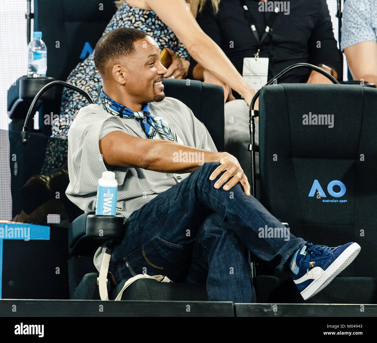 Melbourne, Australia. 19th Jan, 2018. US actor Will Smith during the ...