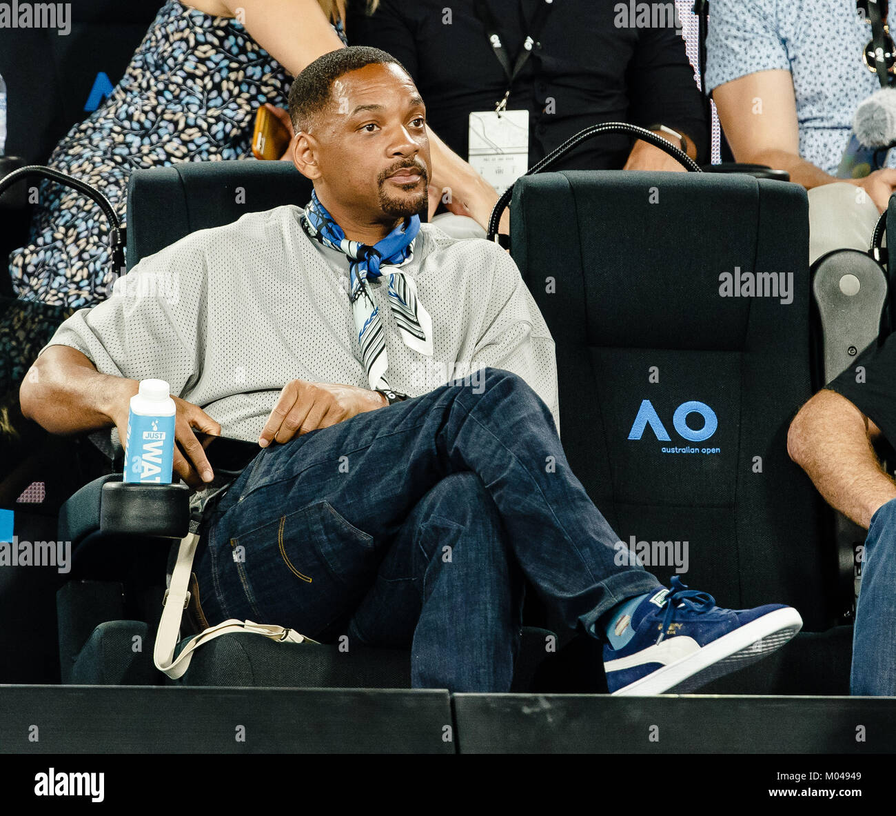 Melbourne, Australia. 19th Jan, 2018. US actor Will Smith during the ...